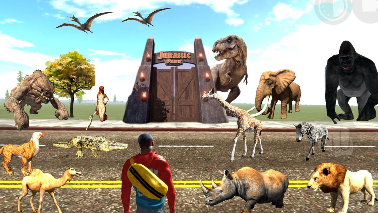 indian Bikes driving 3d Zoo new update cheat codes | Gorilla crocodile ...