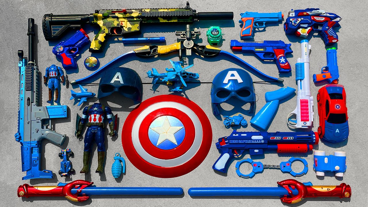 AR GUN BATTLE Action Series Weapons - Looking for Captain America Guns ...