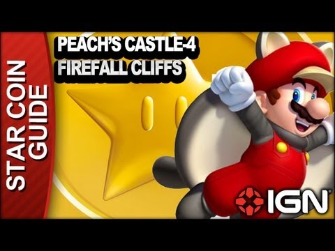 New Super Mario Bros. U 3 Star Coin Walkthrough - Peach's Castle-4 ...