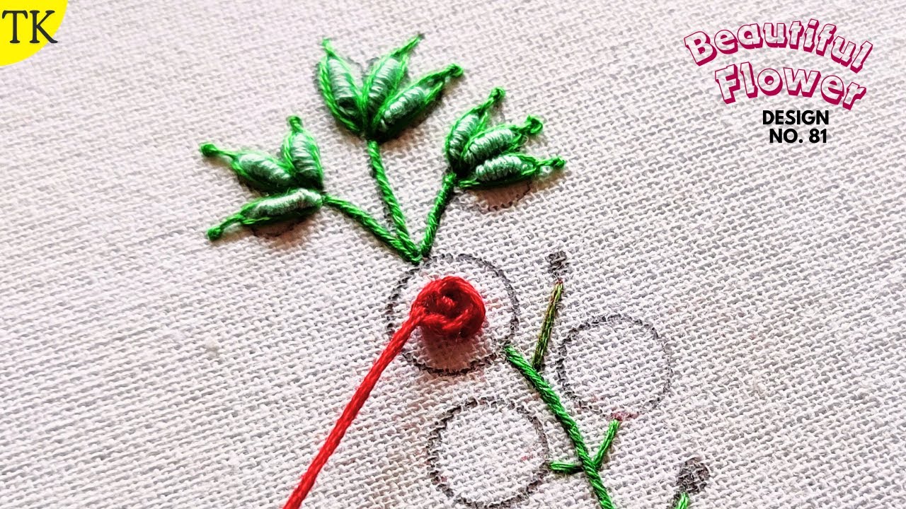 Stunning Stem Stitch Flower Embroidery Designs / Hand Embroidery Work ...