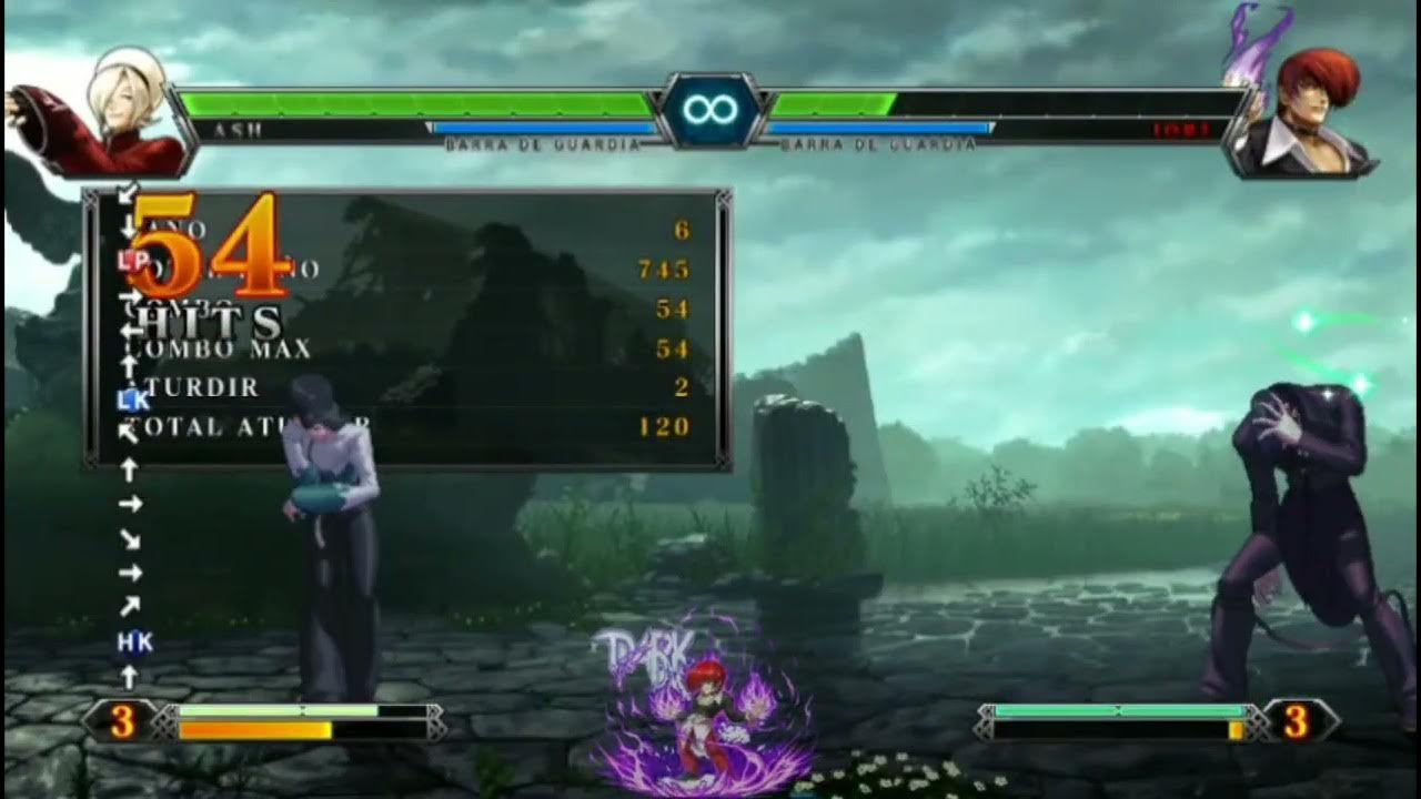 The King of Fighters Xlll GM - Ash Double Stun combo + Sans-Cullot X4!!!! - YouTube