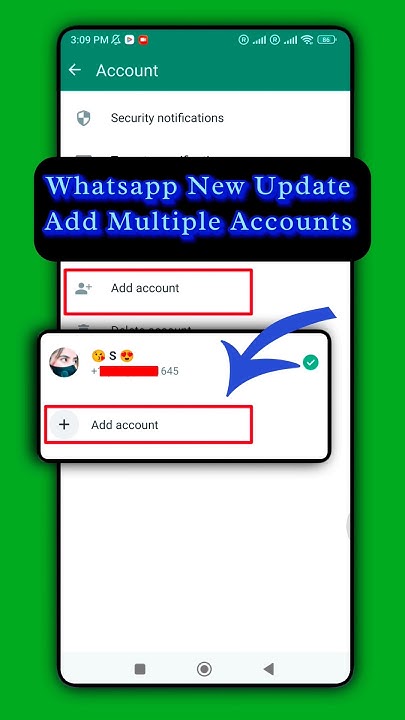 Whatsapp add multiple accounts | Whatsapp multi account feature #shorts - YouTube