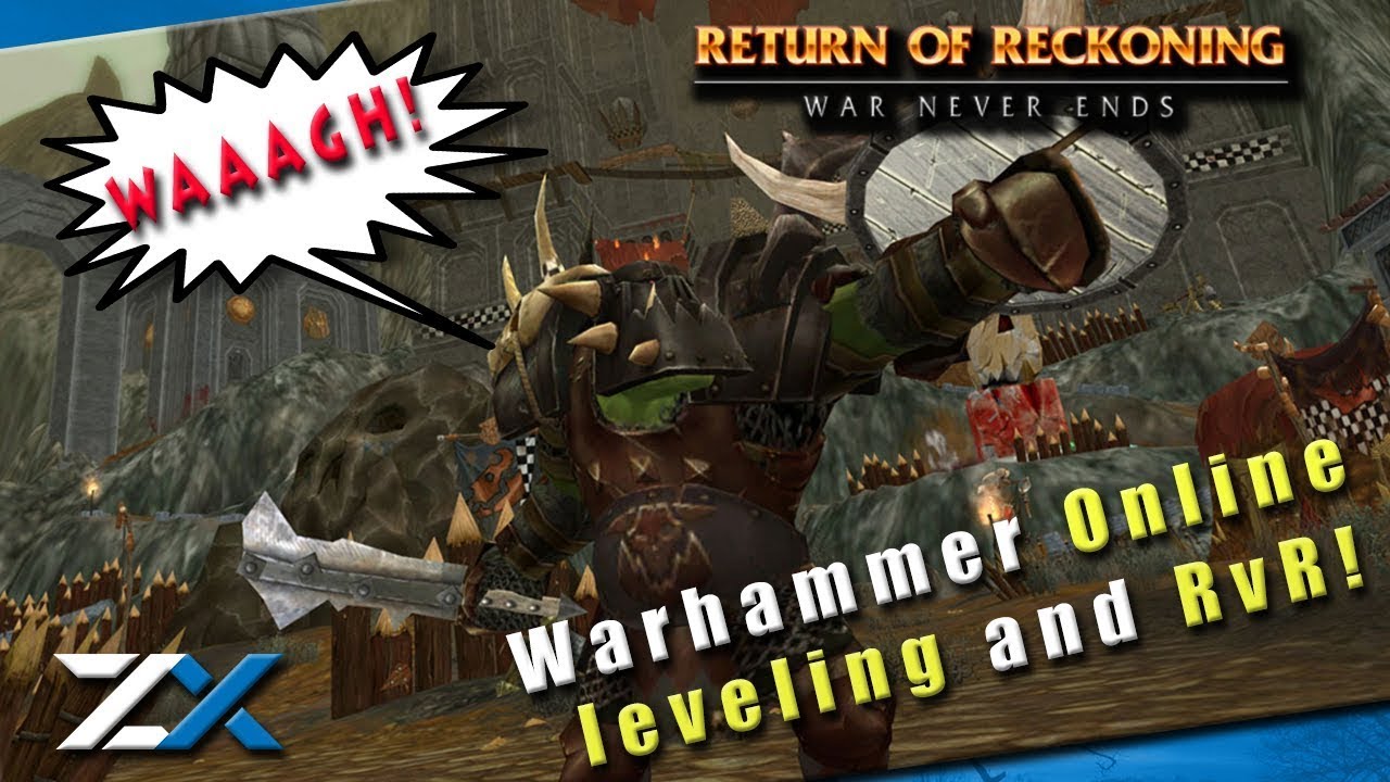 Warhammer Online Return of Reckoning RvR and leveling. Testing out ...