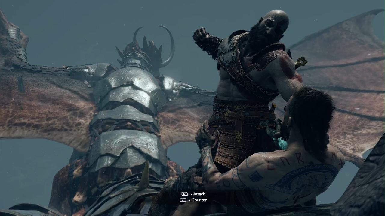 God of War | Battle Over Baldur's Dragon - YouTube