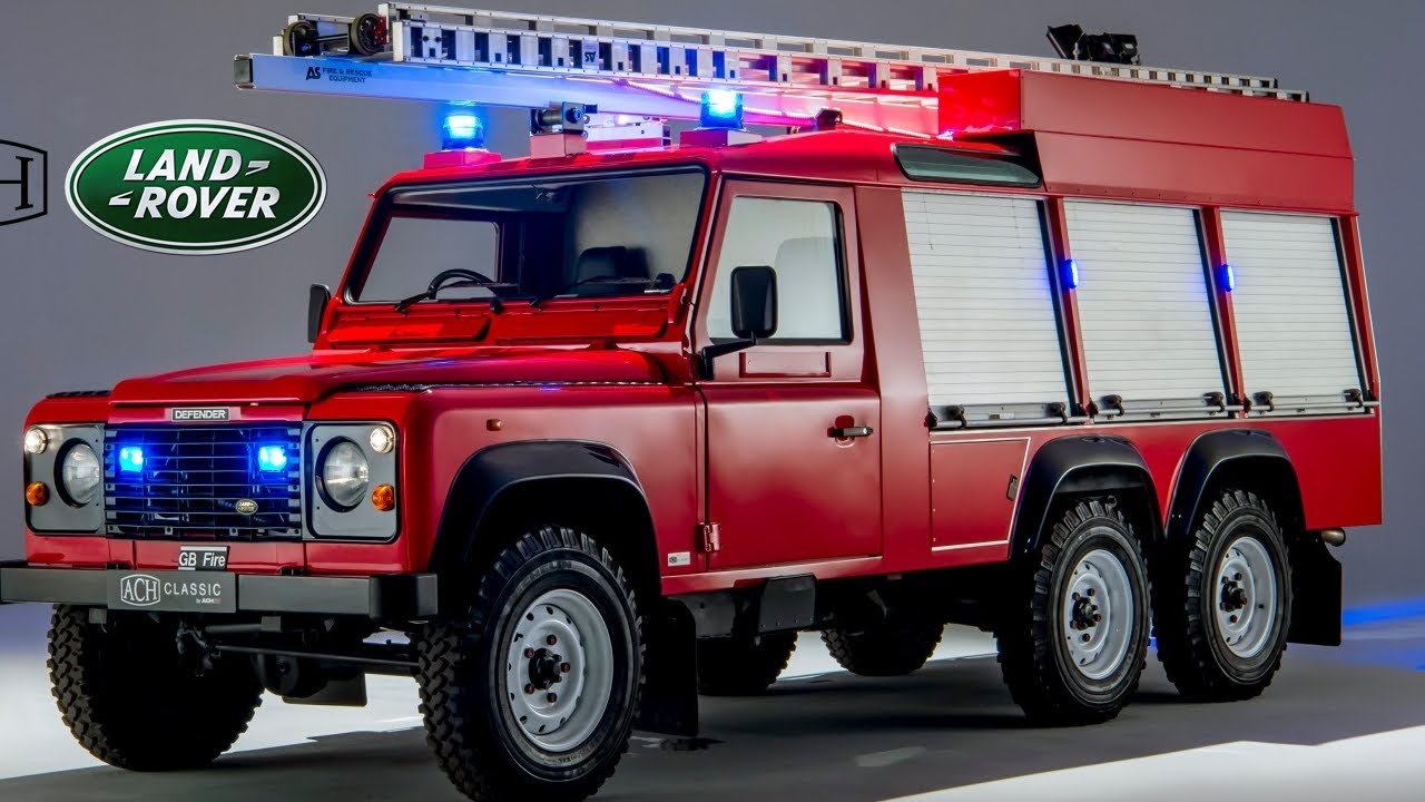 6x6 Fire Engine Land Rover | Exterior, Interior , OUT LOOKS 😍😲 - YouTube