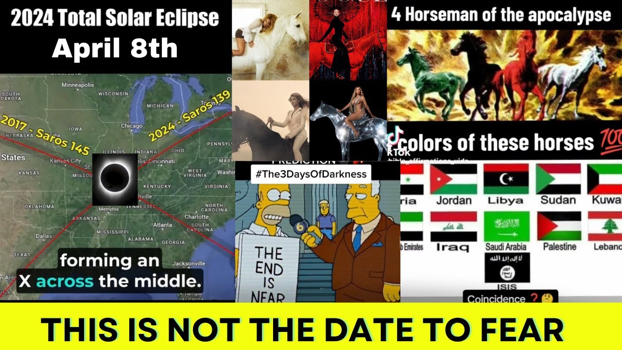 3 Days 4 Horsemen, April 8th Eclipse Hype Is Wrong About End Times ...