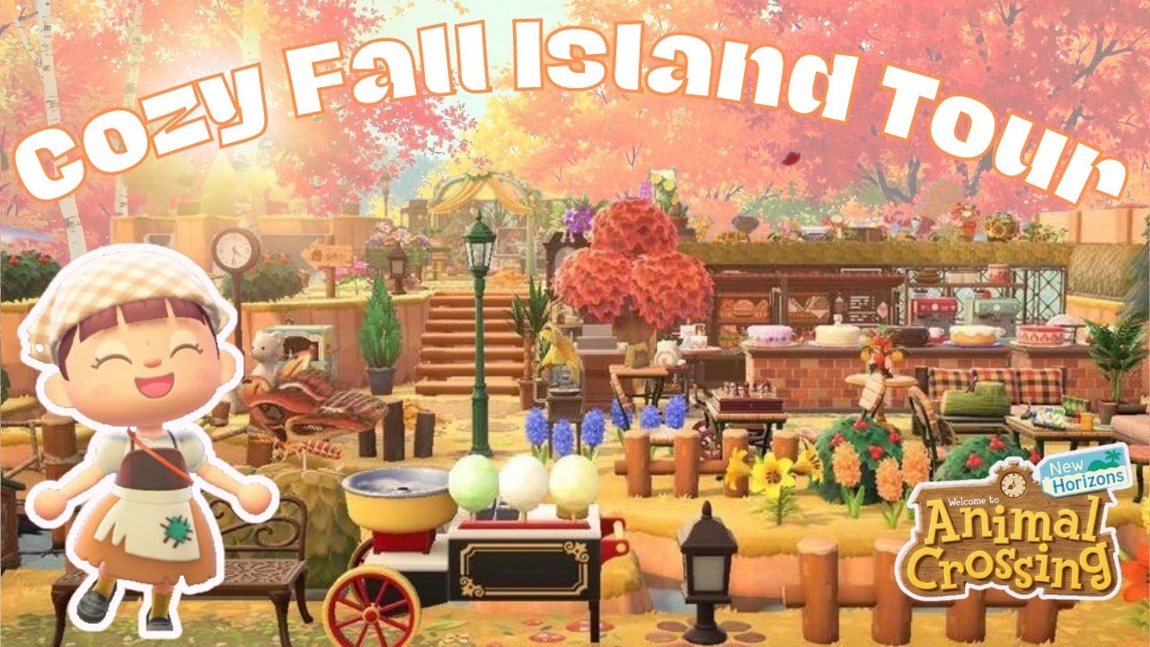 Cozy Fall Dream Address Island Tour // Animal Crossing New Horizons ...