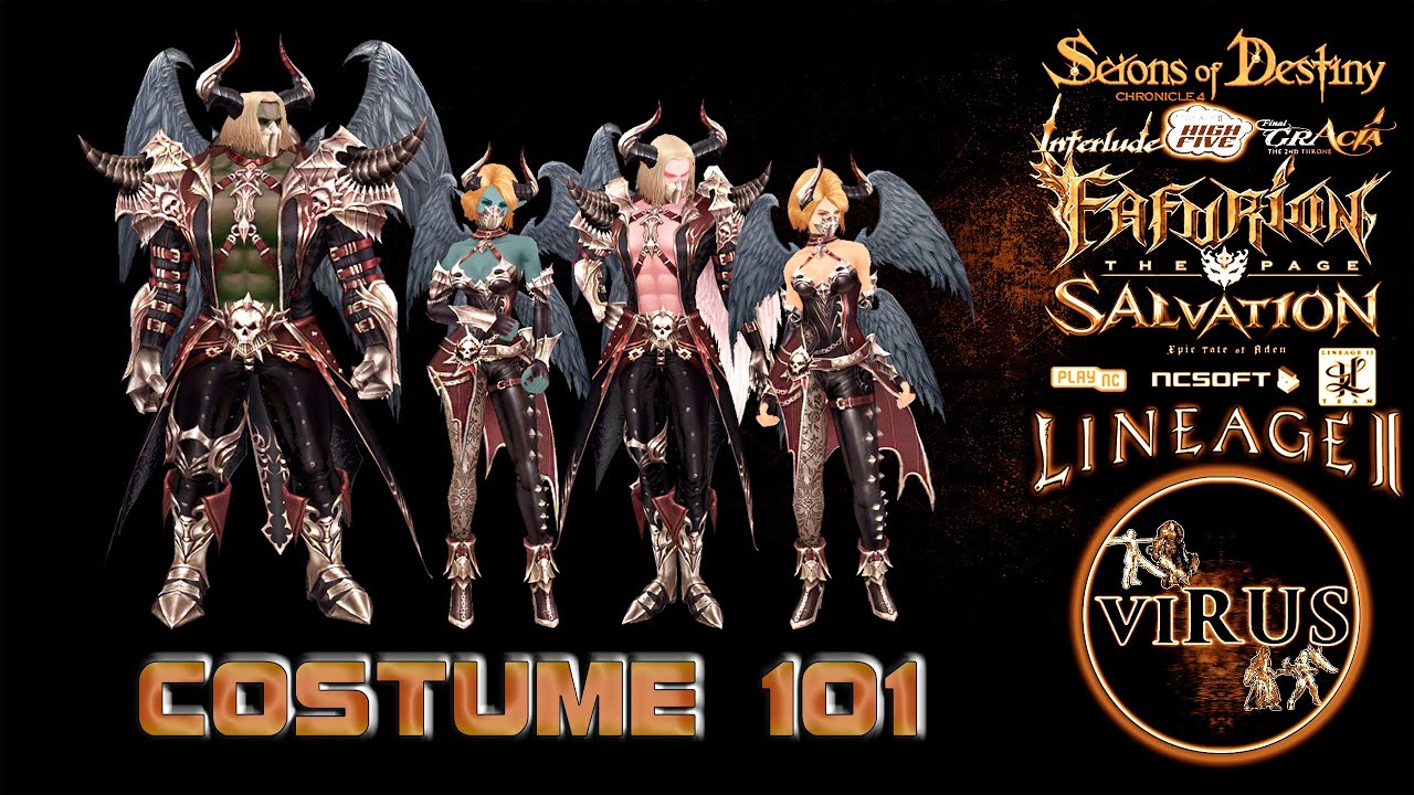 New Costumes. 101. LINEAGE II. Any Chronicles √i®uS - YouTube
