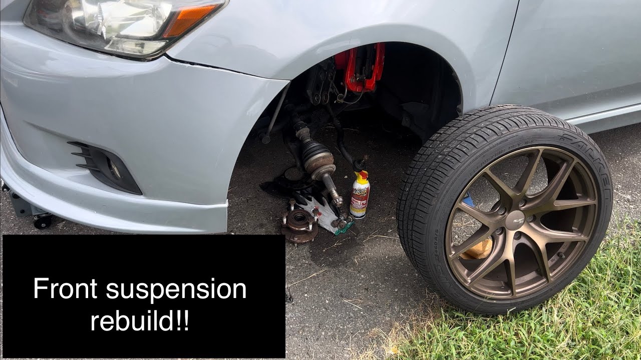 How to replace your whole front suspension on a 2011-2016 Scion/ front ...