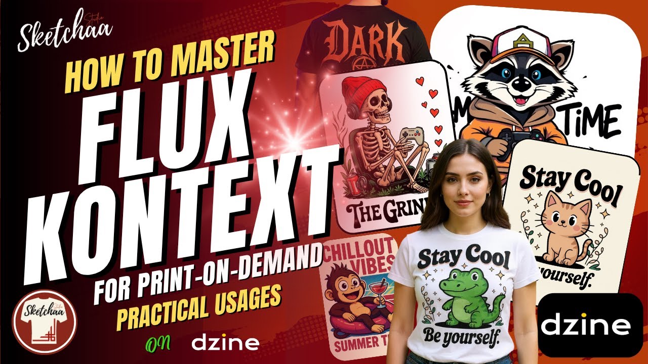 How to Master Flux Kontext for Print-on-Demand: Professional Dzine.ai ...