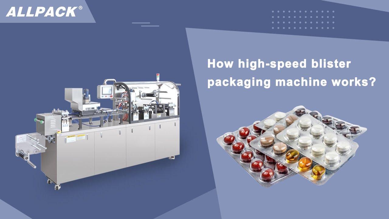 How high-speed blister packaging machine works? - YouTube
