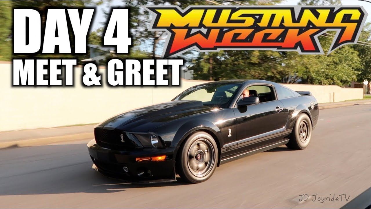 VLOG - Day 4 Mustang Week Official Meet & Greet Show - YouTube