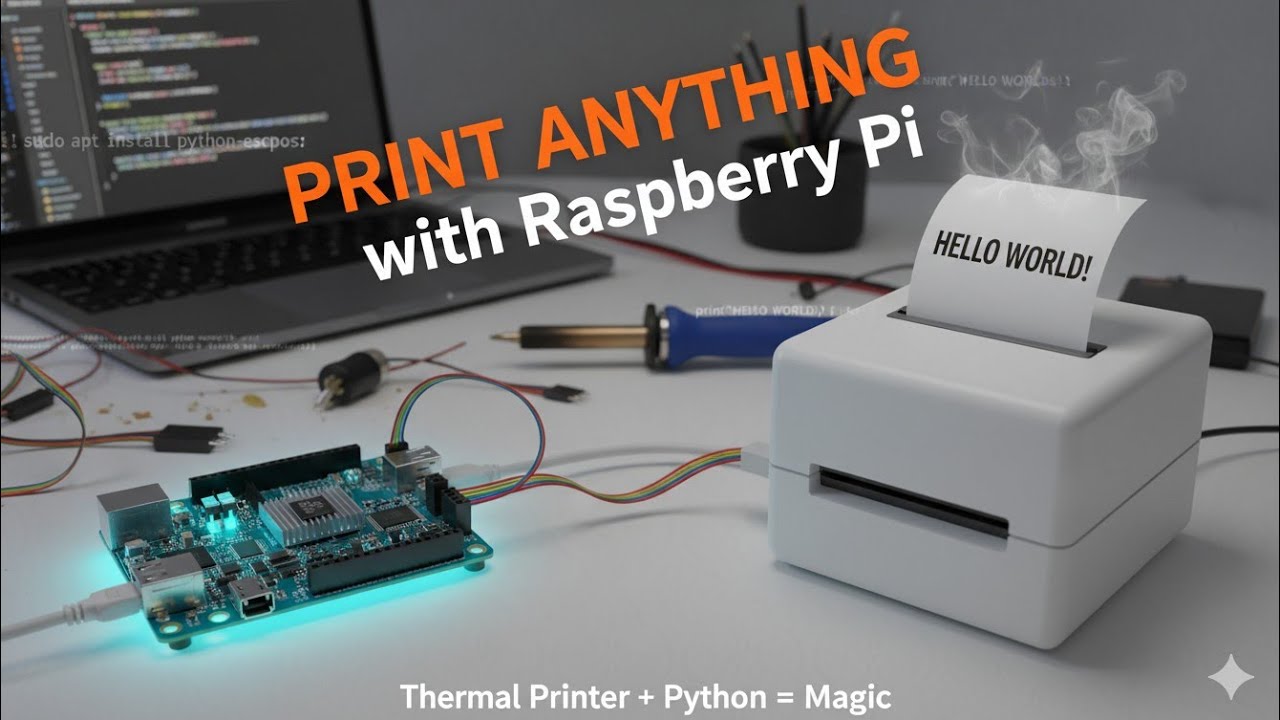 Turn Your Raspberry Pi Into a Receipt Printer (FAST Setup + Python ...