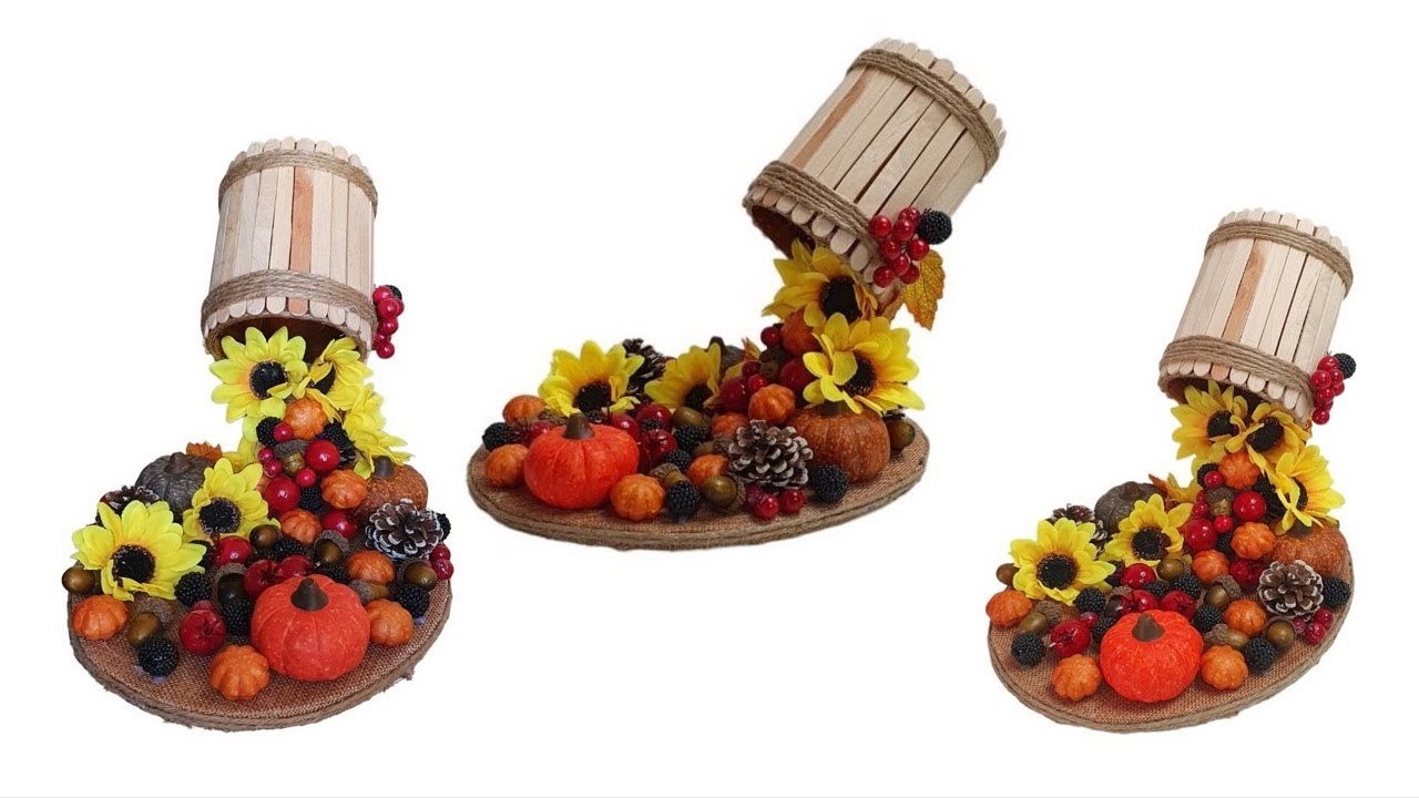 Easy FALL DIY/ FALL HOME DECOR Idea/Fall crafts - YouTube