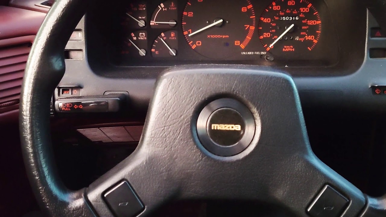 1987 Mazda Rx7 Interior