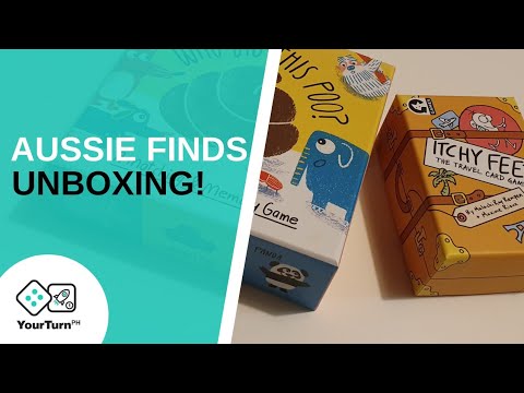 Itchy Feet The Travel Card Game & Who did this poo? Unboxing!