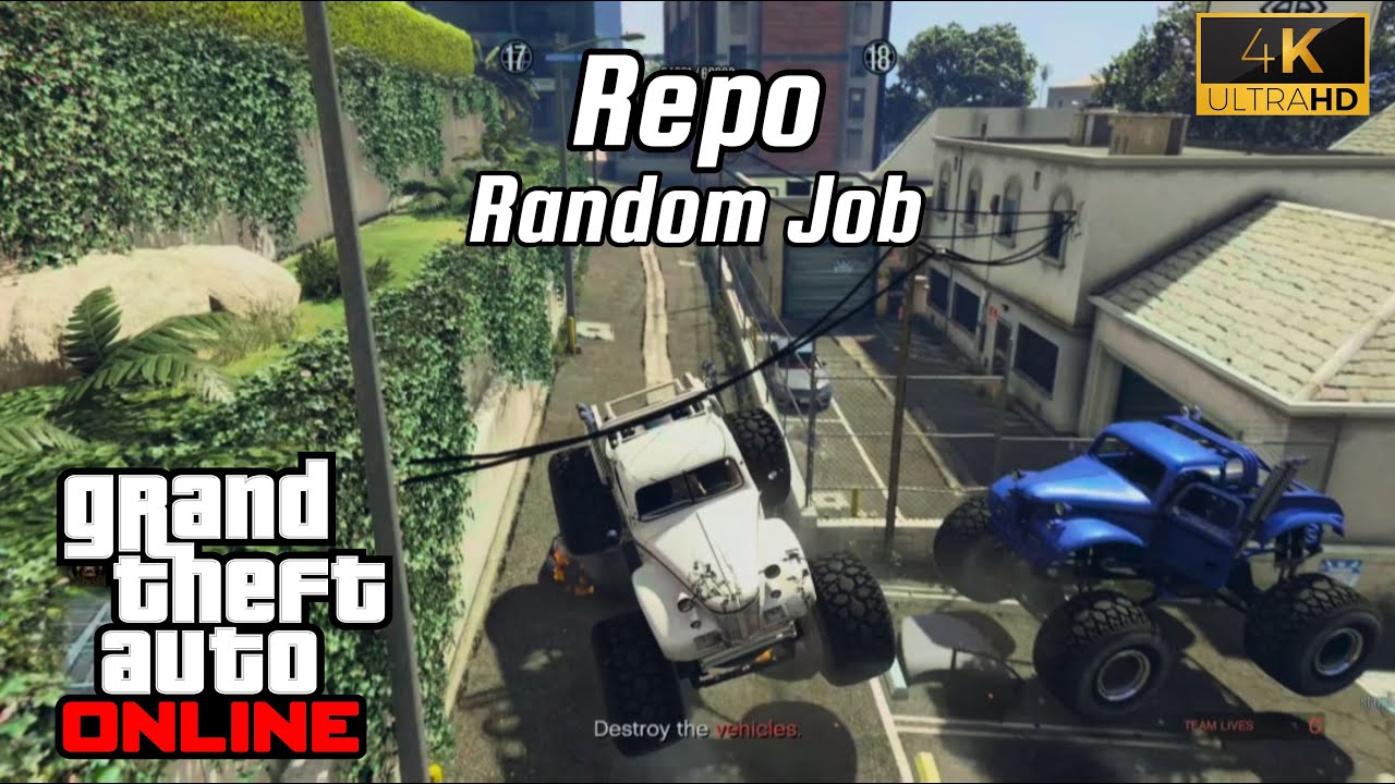 GTA V Online on PS5 Gameplay | REPO - Random Job | 4K 60FPS ULTRA ...