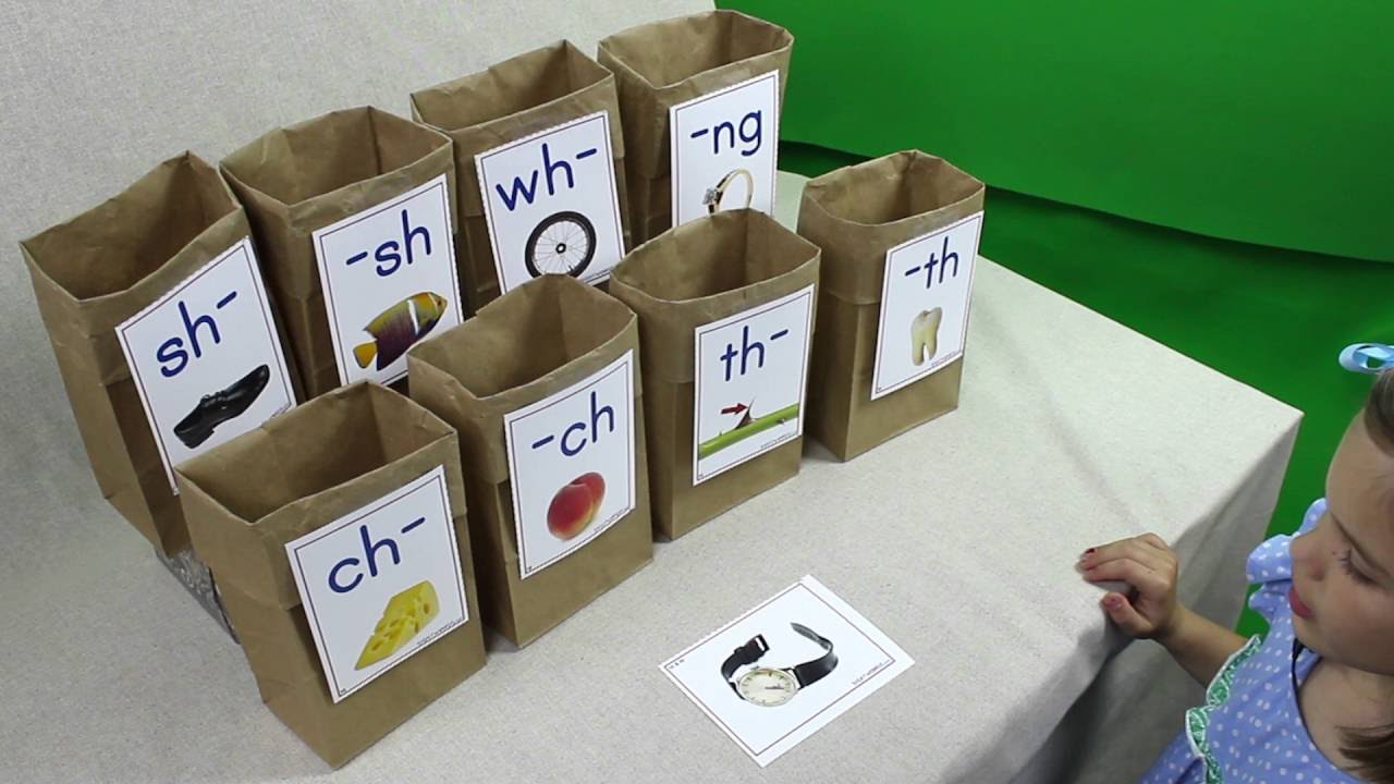 Digraph Sounds: Sorting Sacks - YouTube