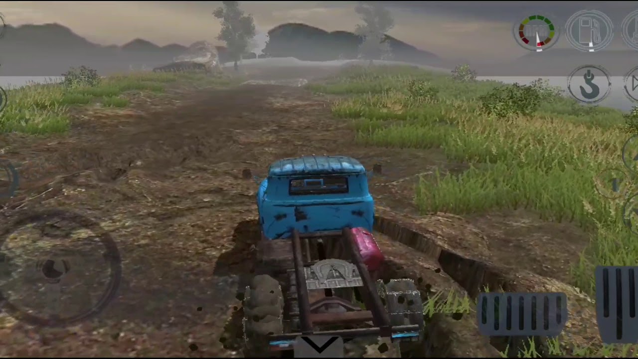 Mud driving game | drive in mud | Mud game simulator - YouTube