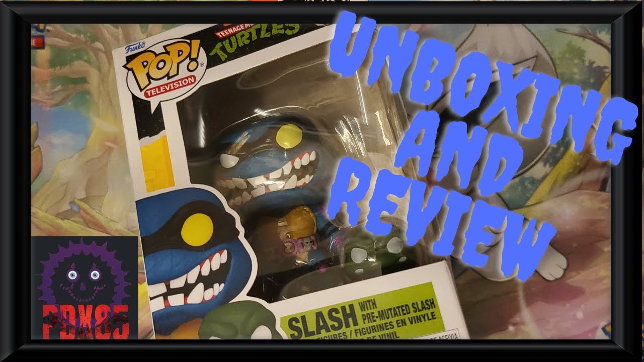 Funko Pop TMNT Slash With Pre-Mutated Slash #1558 Unboxing And Review # ...