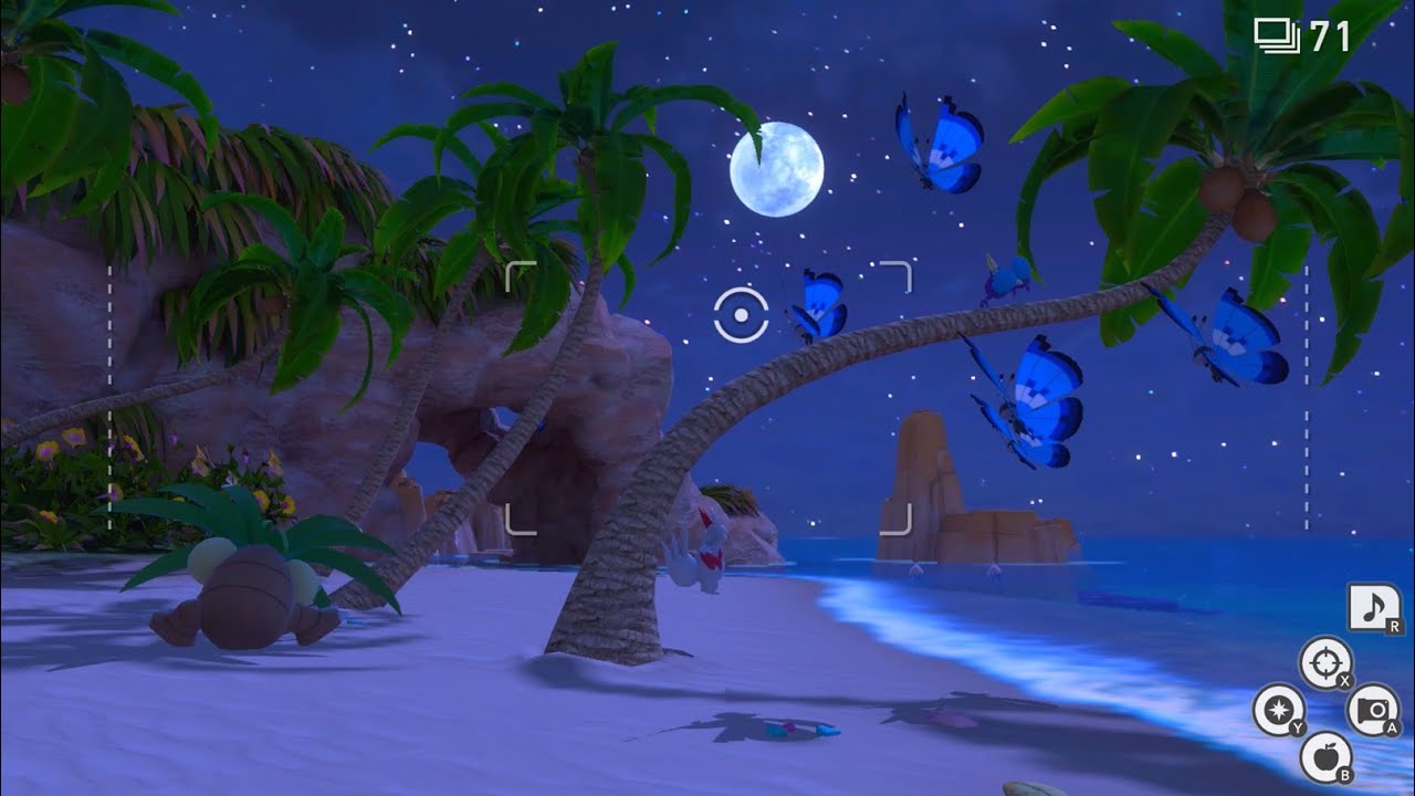 New Pokémon Snap - Nintendo Switch - Part 19 - Blushing Beach - Night ...