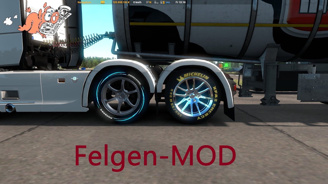 ETS 2-MOD-Super Sport Felgenpaket ! - YouTube