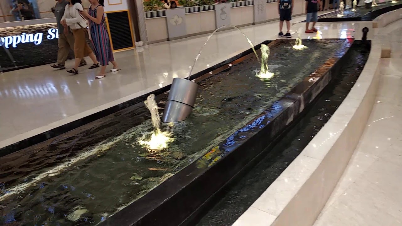 Indoor waterfall - YouTube