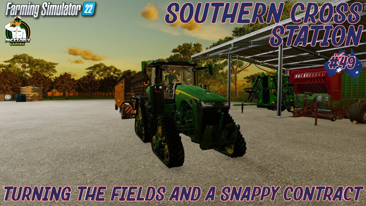 FS22 - Southern Cross Station - Turning the Fields and a Snappy ...
