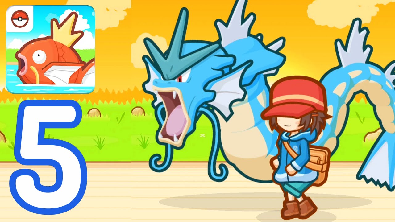 Pokemon: Magikarp Jump-(Gameplay 5)-Magikarp Evoluciona A Gyarados ...