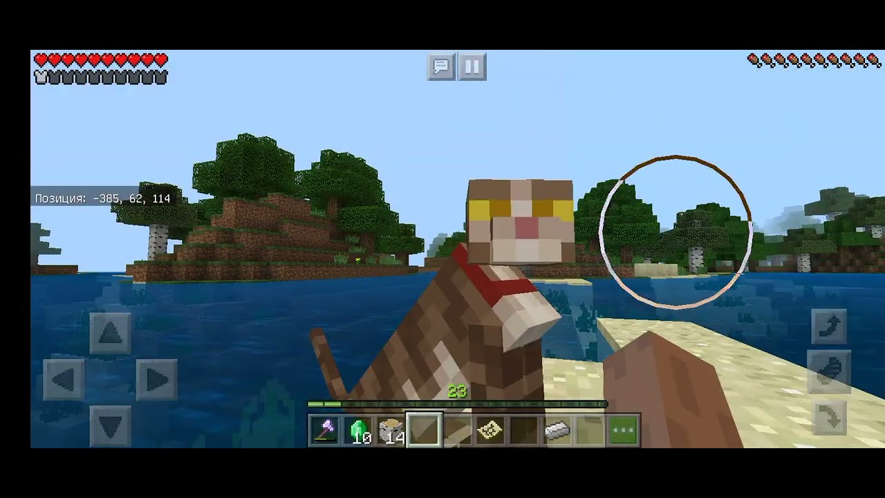 выживание minecraft 63 (ура Я нашёл свою кошку) - YouTube