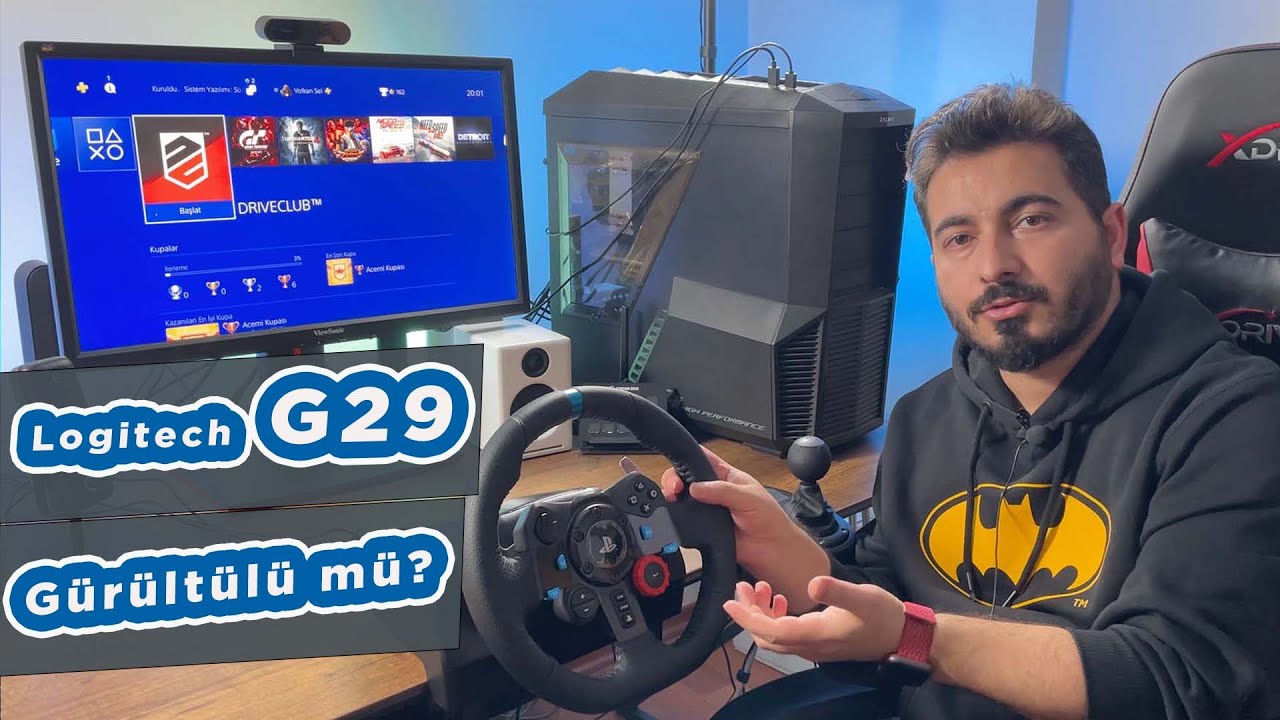 ÇOK MU GÜRÜLTÜLÜ? Logitech G29 Direksiyon Seti ile PS4 DriveClub ...