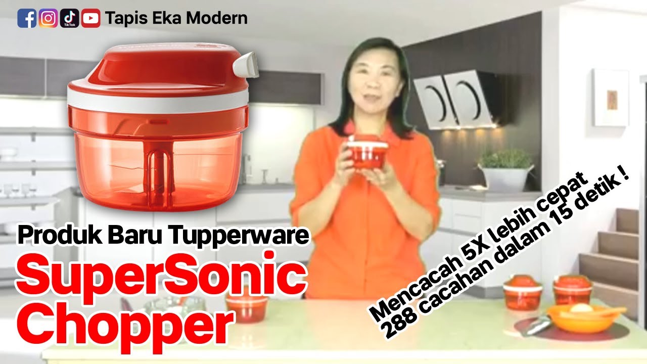 Super Sonic Chopper Tupperware - YouTube