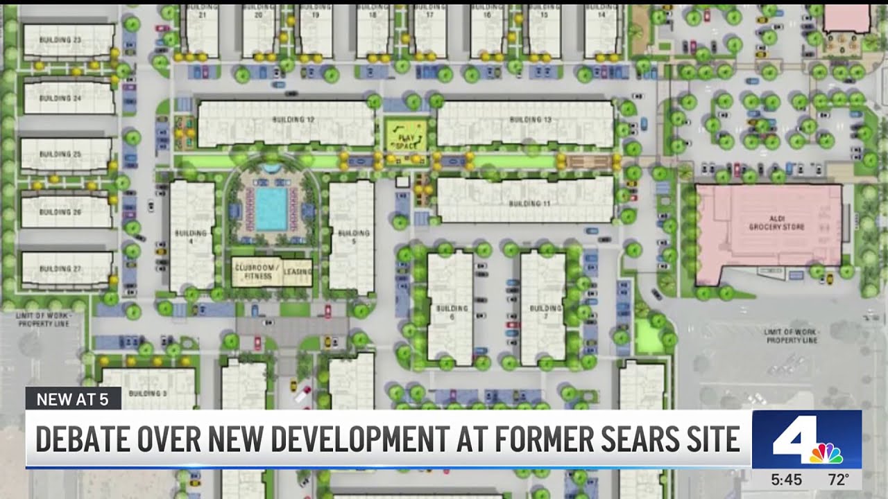 Riverside plans mixed development project for closed down Sears - YouTube