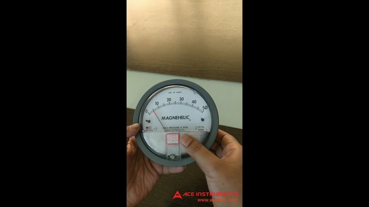 Dwyer Differential Pressure Magnehelic Gauge for Isolation/Hospital ...