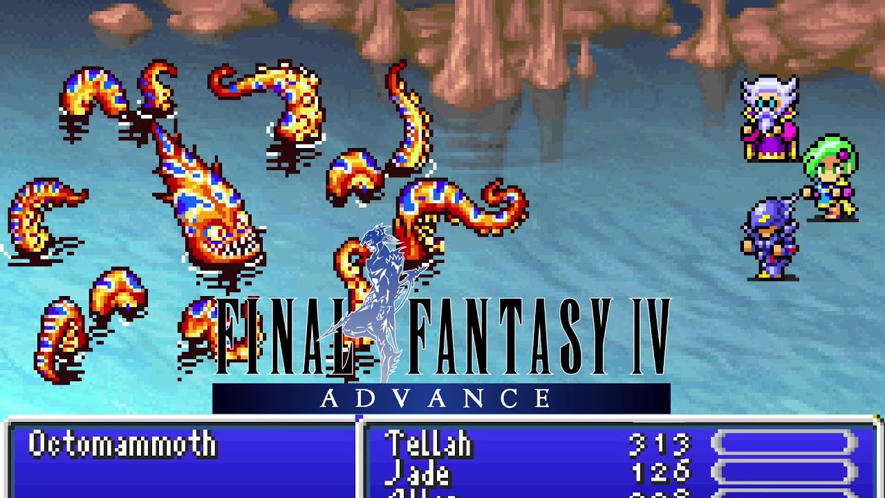 Final Fantasy IV (GBA) - 02 - Watery Pass to Damcyan - YouTube