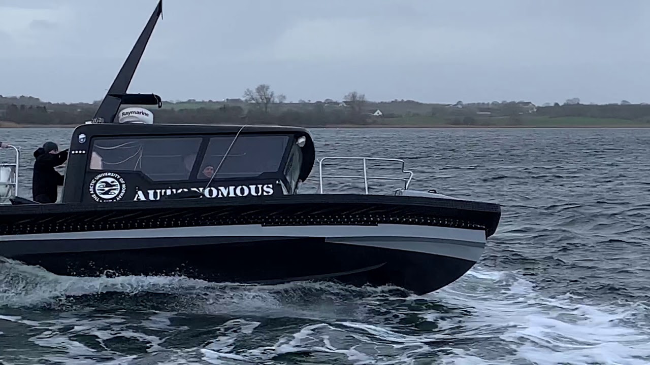 UiT Autonomous Test Vessel is in initial sea-trials. - YouTube