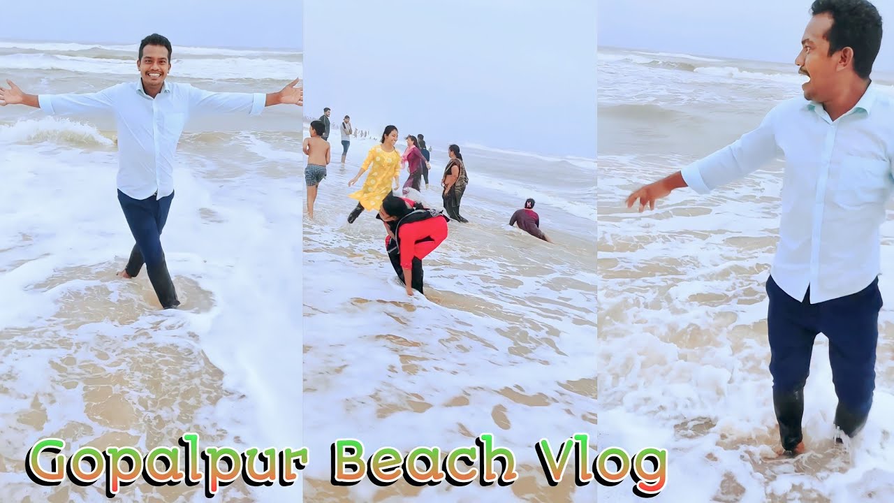 Gopalpur Beach Vlog | sea view Gopalpur Beach | Full enjoy - YouTube