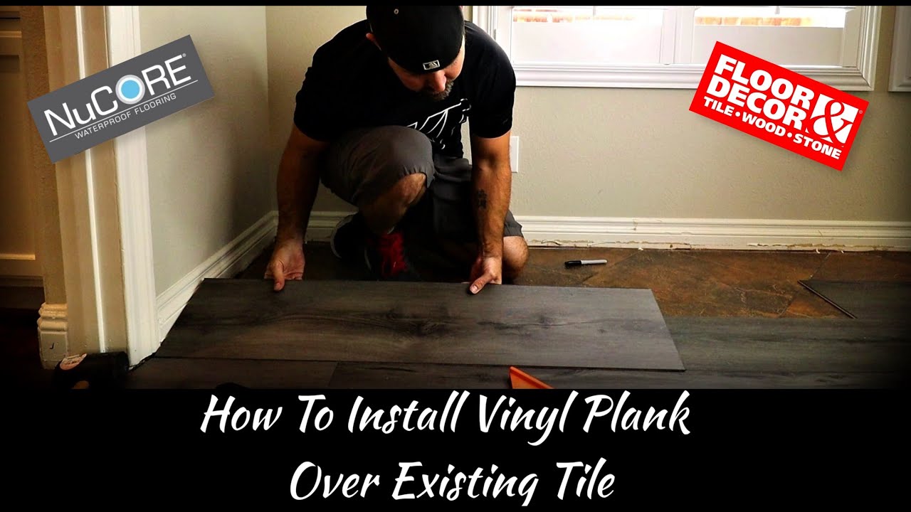 How To Install Luxury Vinyl Plank Over Tile: A Beginner's Guide - YouTube