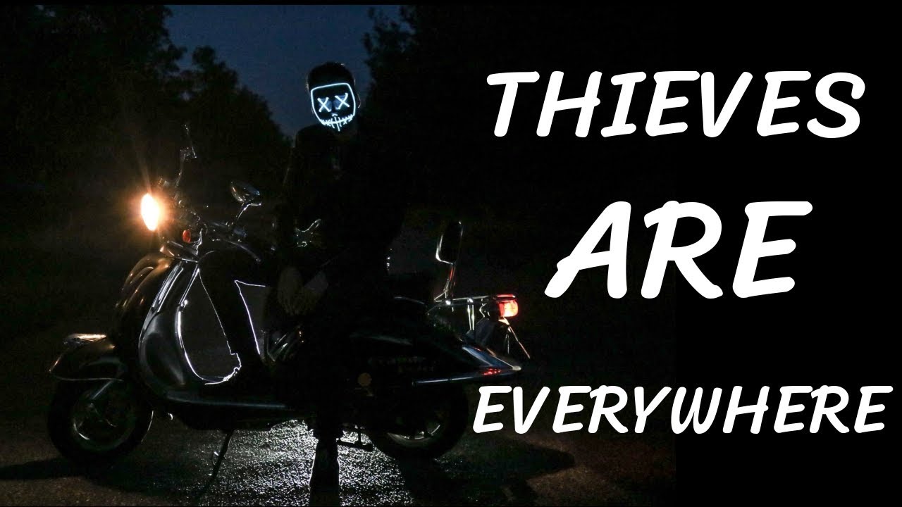 Thieves are everywhere - Motorcycle Security - YouTube