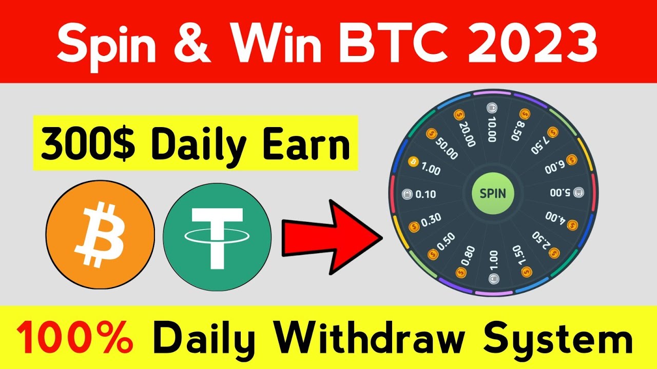 Spin & Earn Free BTC | New Best BTC earning website 2023 | Real Btc ...
