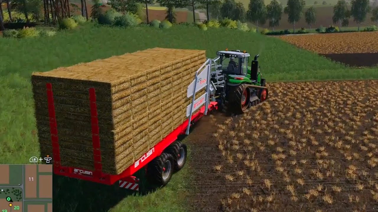 Farming Simulator 19 - Bale Collector Gameplay (HD) [1080p60FPS] - YouTube
