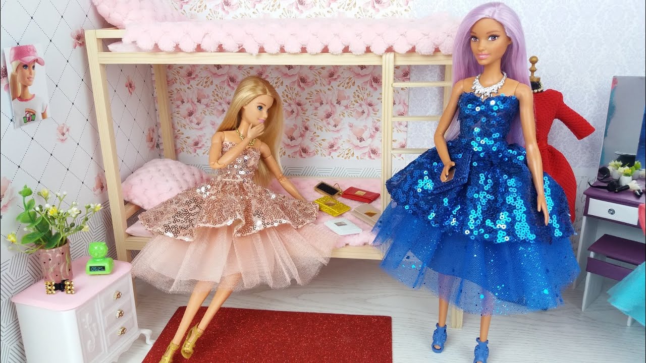 Two Barbie Dolls in a New Stunning Dresses | Play Dolls - YouTube