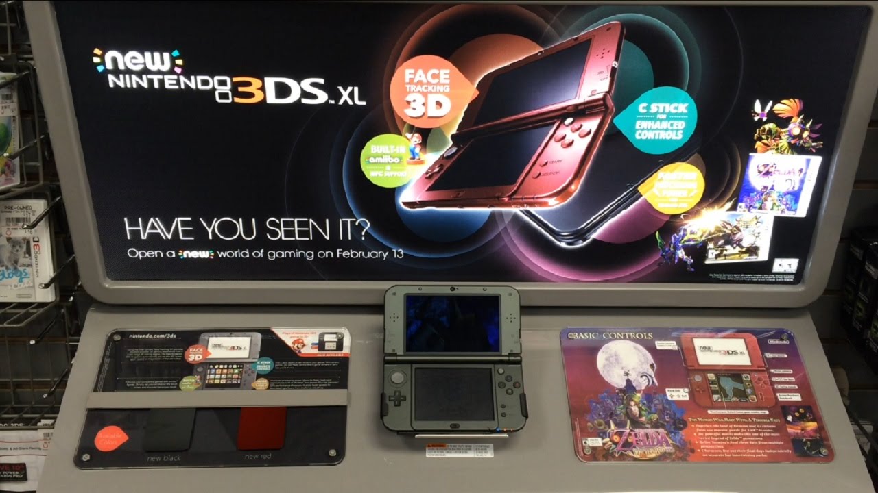 NEW 3DS Demo in Stores NOW!! Majoras Mask Demo Included - YouTube