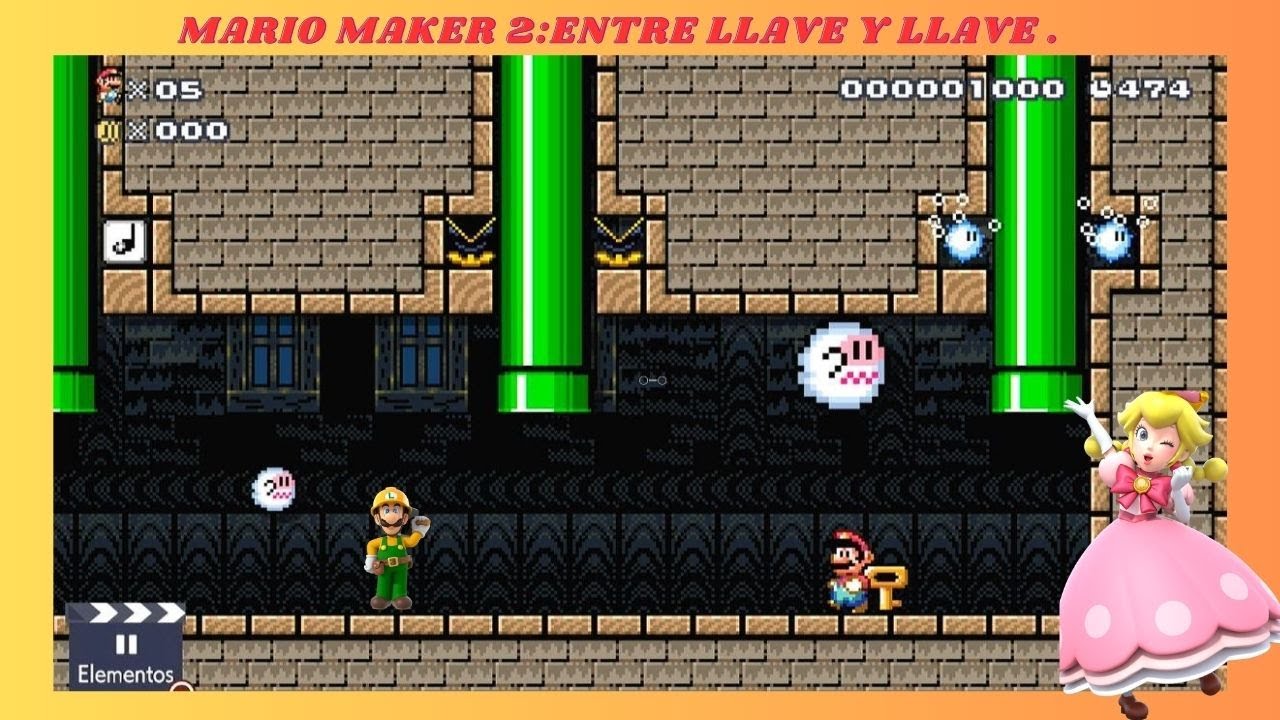 Super Mario Maker 2 :Entre llave y llave. - YouTube