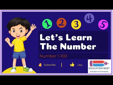 Numbers One to Hundred with Spelling in English - YouTube