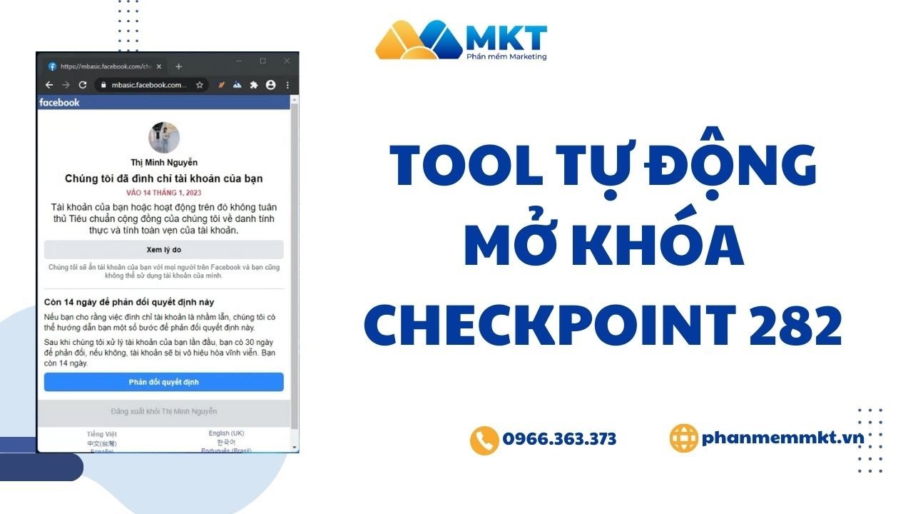Tool Tự Động Mở Khóa - Mở Checkpoint Facebook 282 Hàng Loạt | Phần Mềm ...