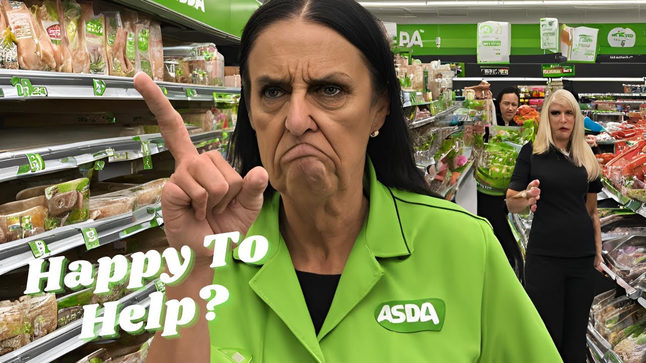 Just Trying To Get Served At Asda - YouTube