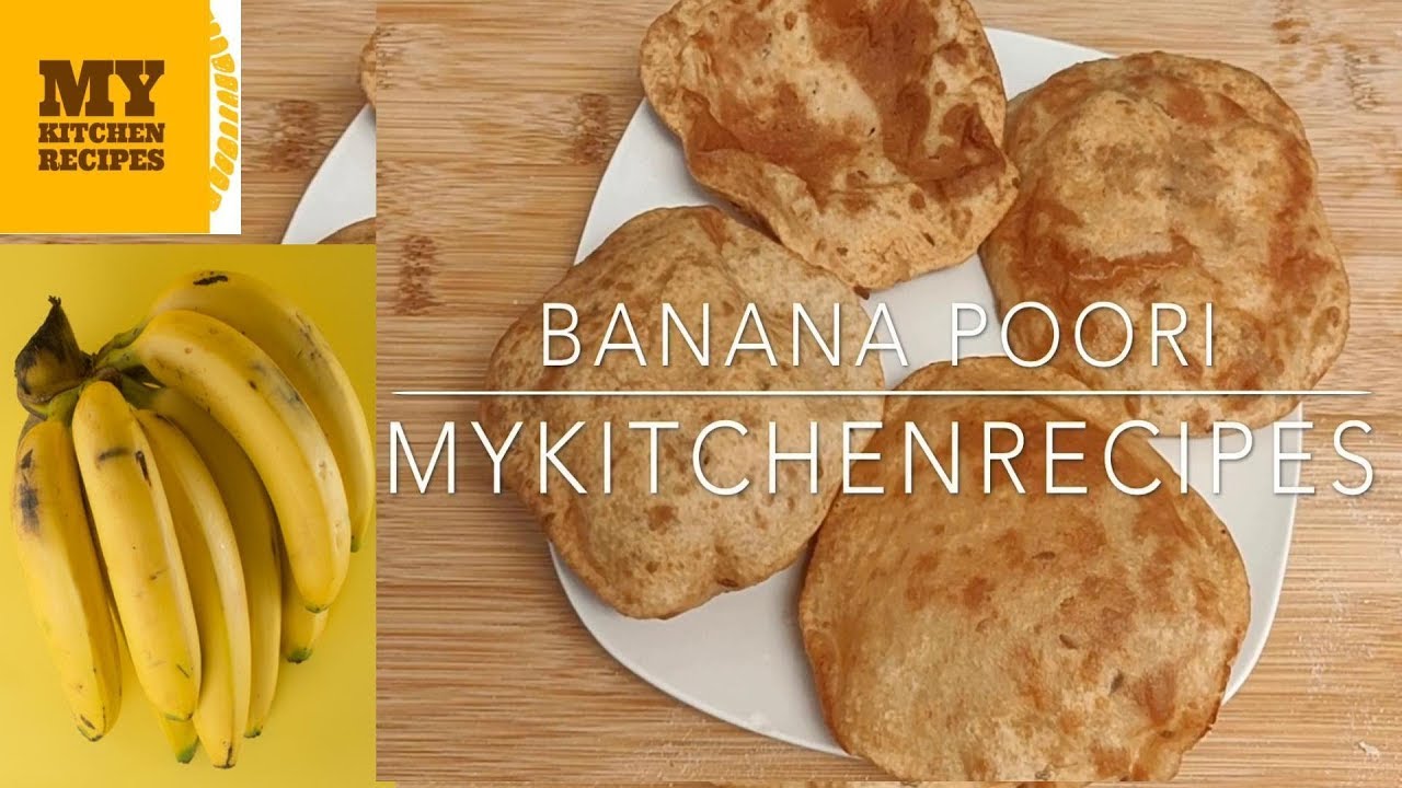 Banana Puri | అరటిపండు పూరీ | Whole Wheat banana puri Recipe - YouTube