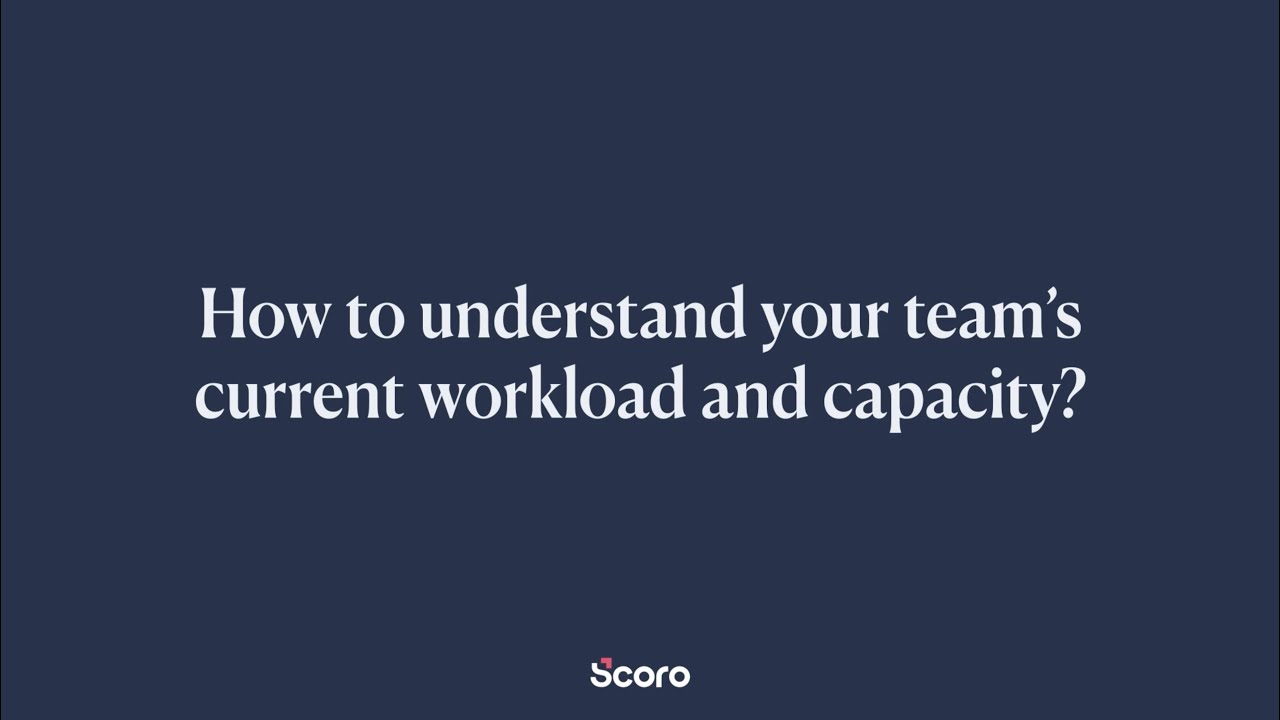 Understanding Your Team's Current Workload: Scoro's Utilization Report ...
