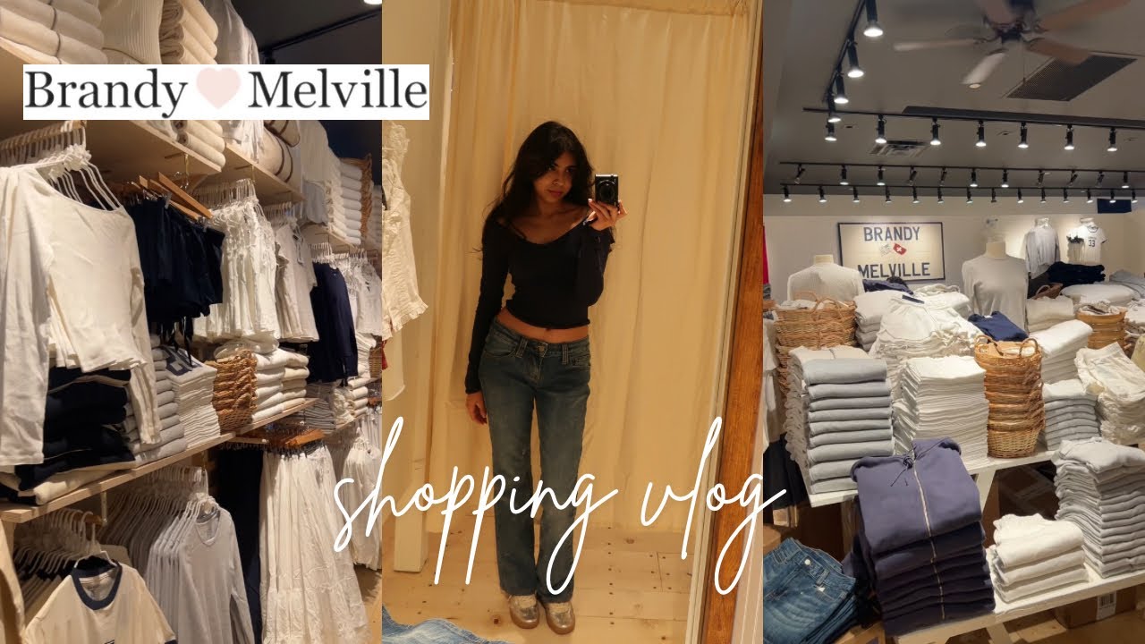 New Brandy Melville Store + Try On Haul - YouTube
